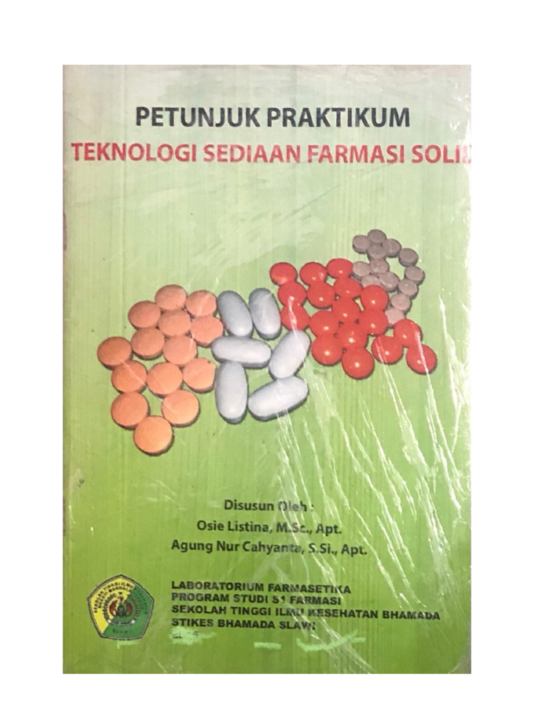 Modul Praktikum Teknologi Sediaan Farmasi Solid | PDF