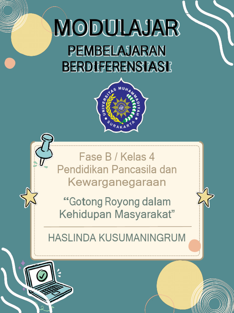 Modul Ajar Berdiferensiasi - Haslinda K-1 | PDF