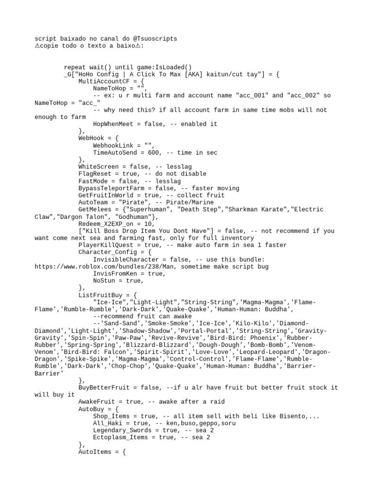 Hoho Panel Tsuo Scripts | PDF