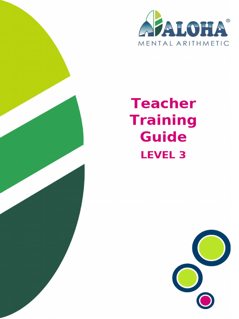 Teacher Training Guide Level 3 | PDF
