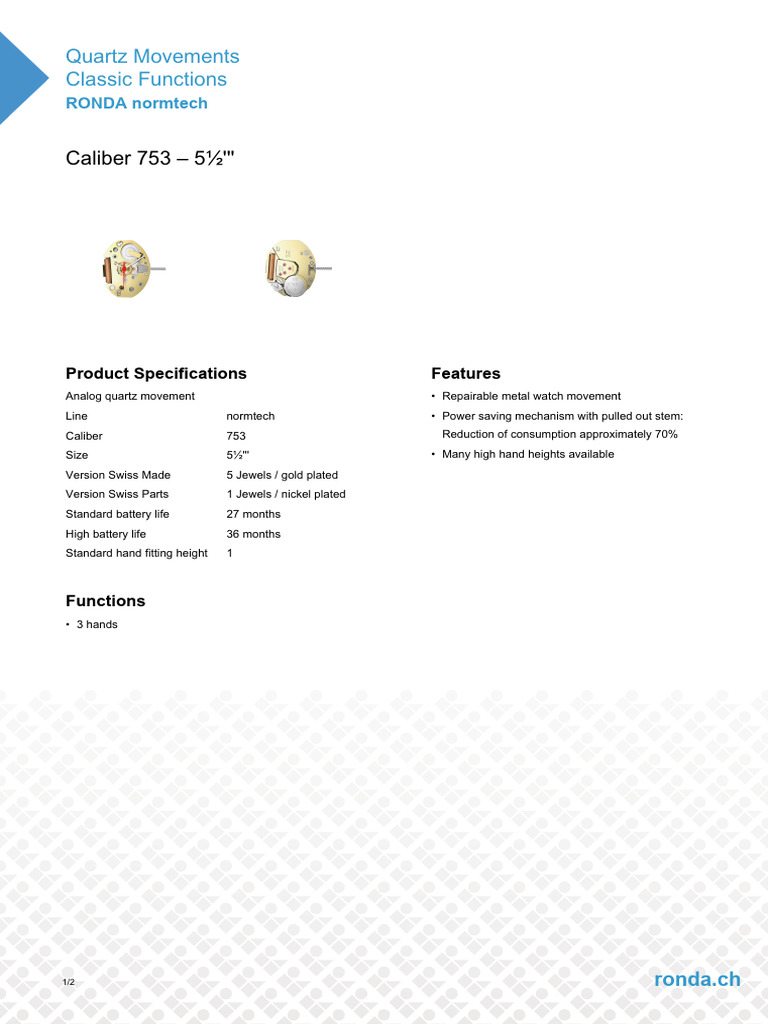 Datasheet 753 Complete Technical Documentation | PDF | Electrical ...