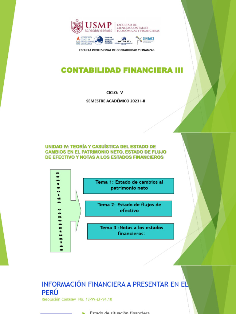 Contabilidad Financiera III 2023 Unidad IV | PDF