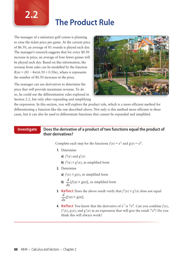2 2 The Product Rule | PDF