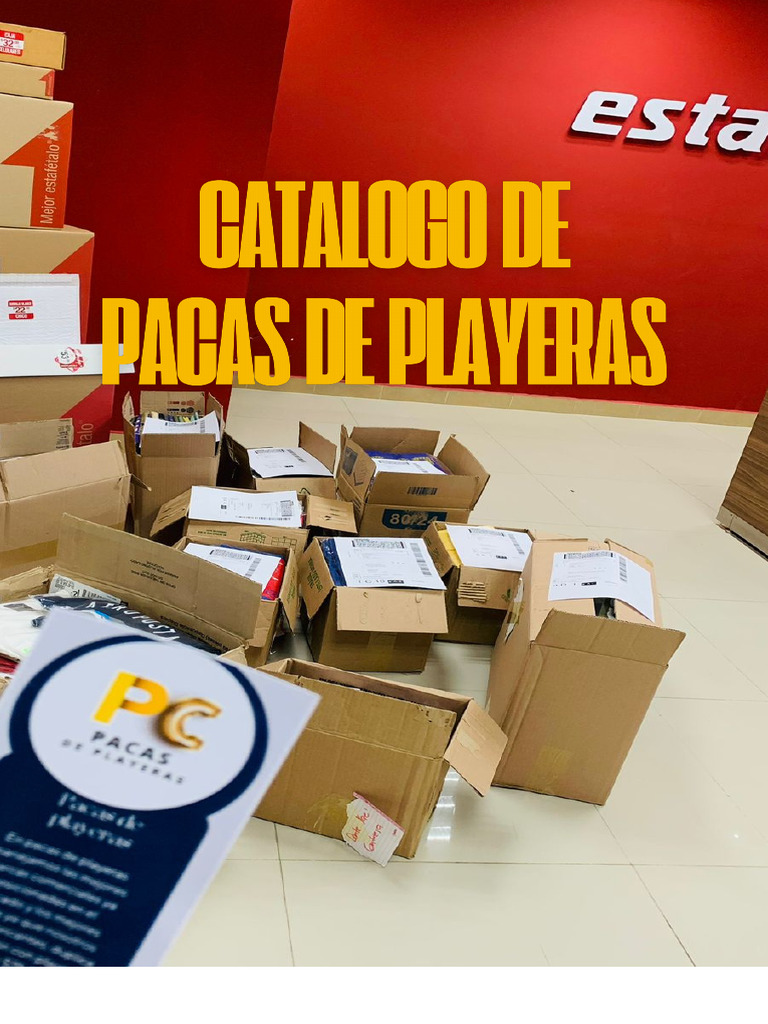 Catalogo de Pacas de Playeras 5.0 | PDF