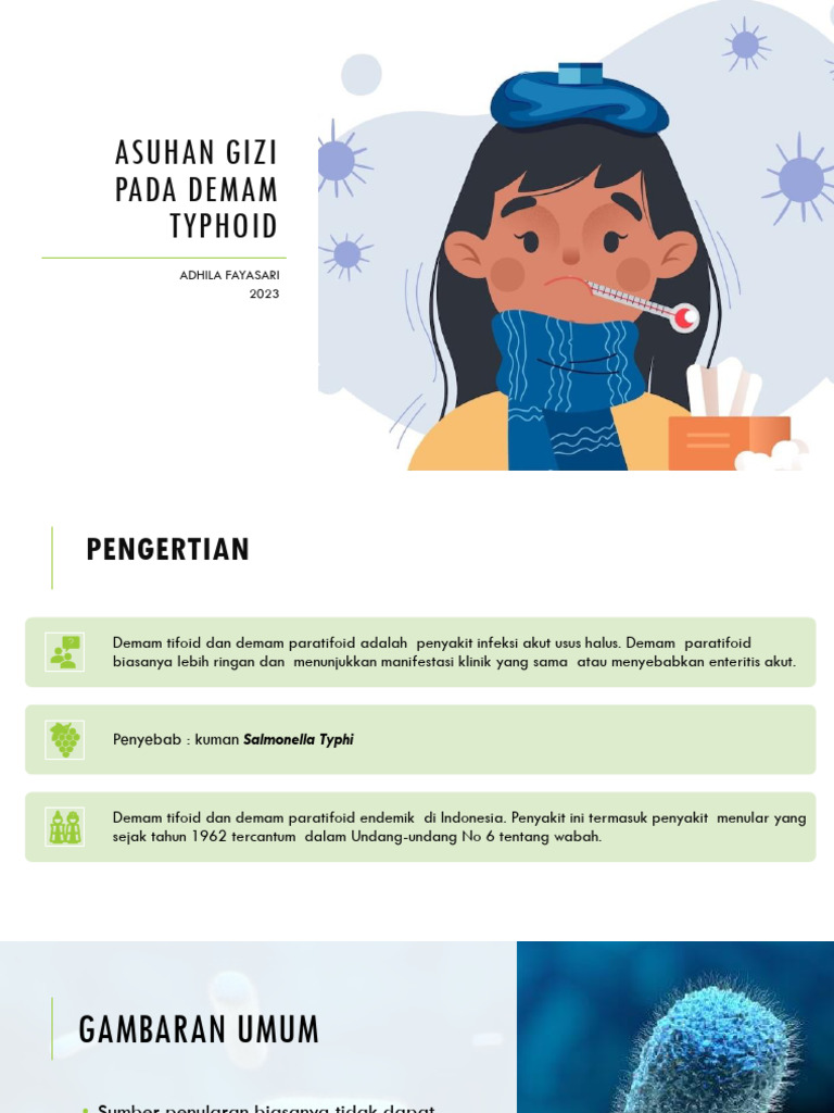 3-Asuhan Gizi Deman Tifoid | PDF