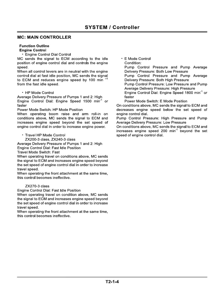 MC Control Hitachi | PDF