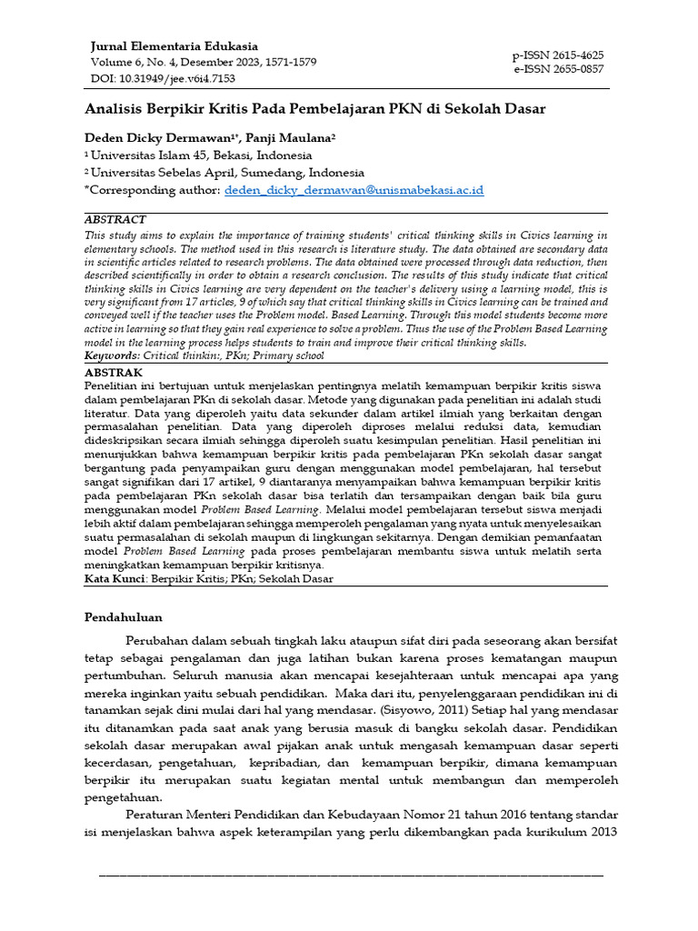 Model Problem Based Learning | PDF