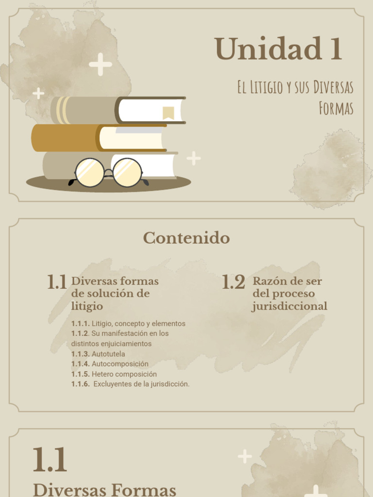 Unidad 1. El Litigio y Sus Dispersas Formas. 1.1 | PDF