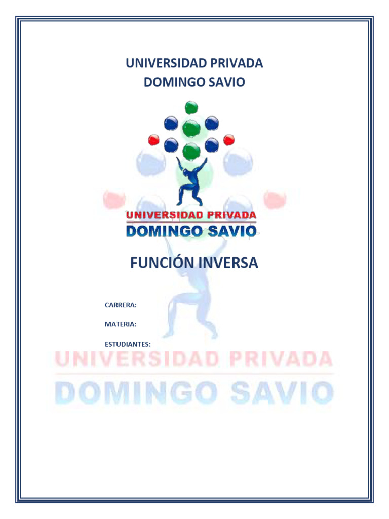 Funcion Inversa | PDF
