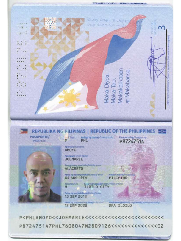 Amoyo Joemarie - Passport | PDF