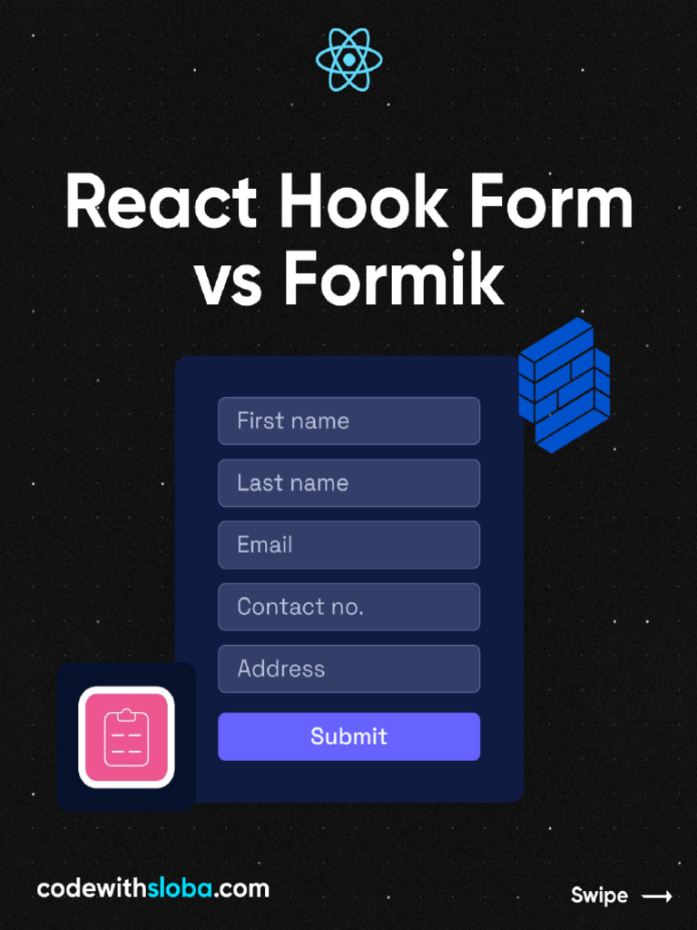 Formik Vs React Hook Forms | PDF Formik Vs React Hook Forms | PDF