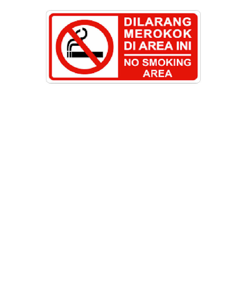 DILARANG MEROKOK | PDF