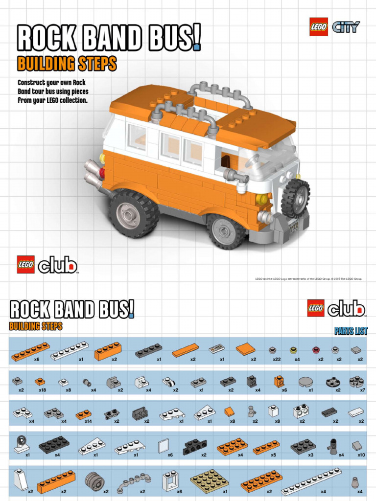 LEGO Rock Band Tour Bus Guide | PDF