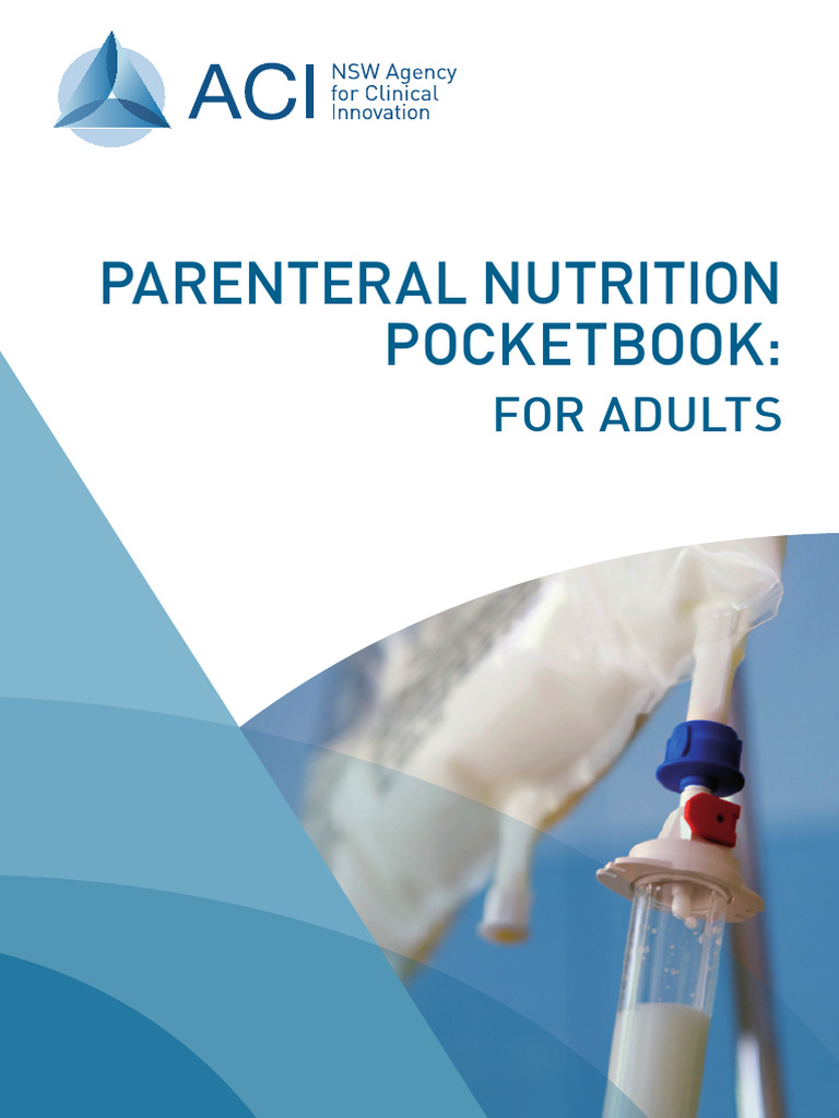 ACI-Parenteral-nutrition-pocketbook | PDF