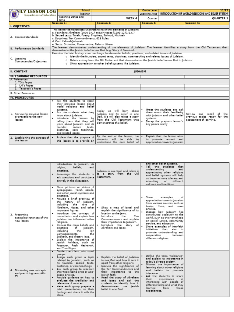 Iwrbs Q1 Week4 | PDF