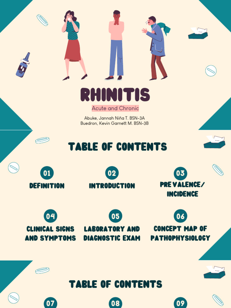 RHINITIS - REPORT Buedron Kevin Garnett M. and Abuke Jannah Nina T ...