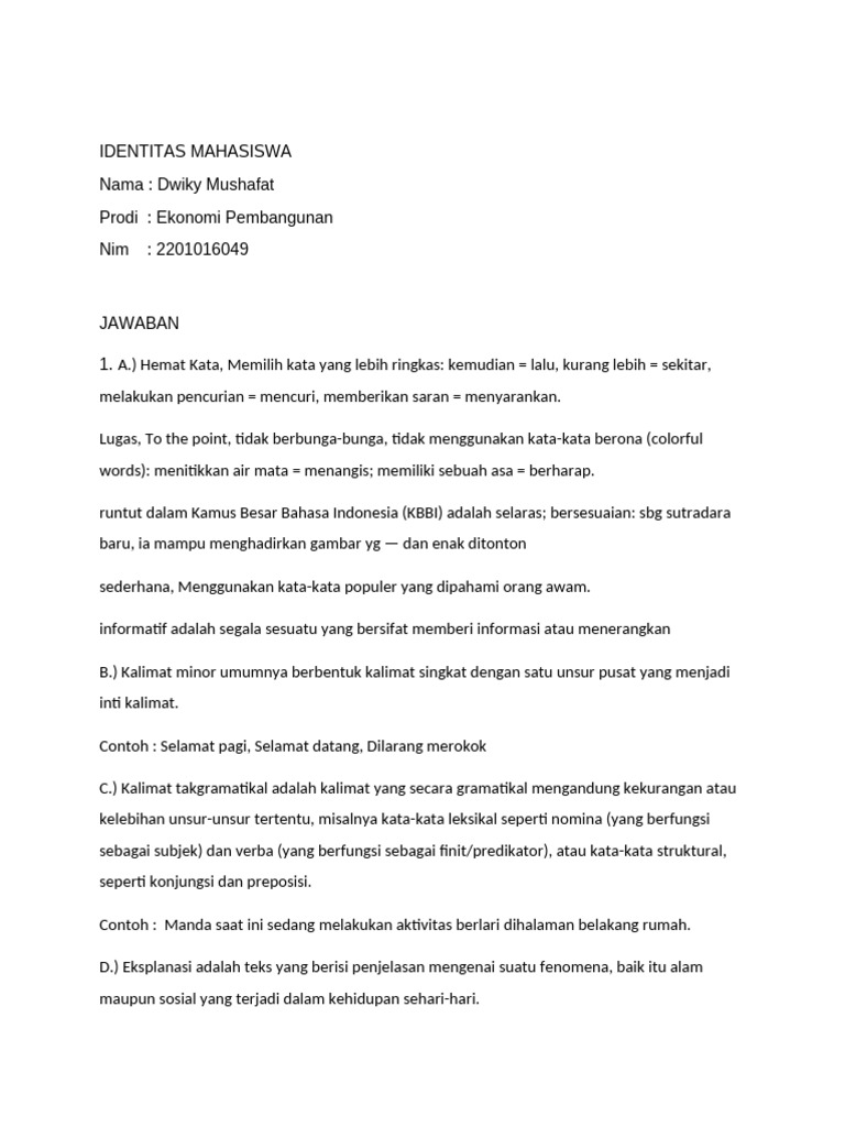 Dwiky Mushafat 2201016049 | PDF