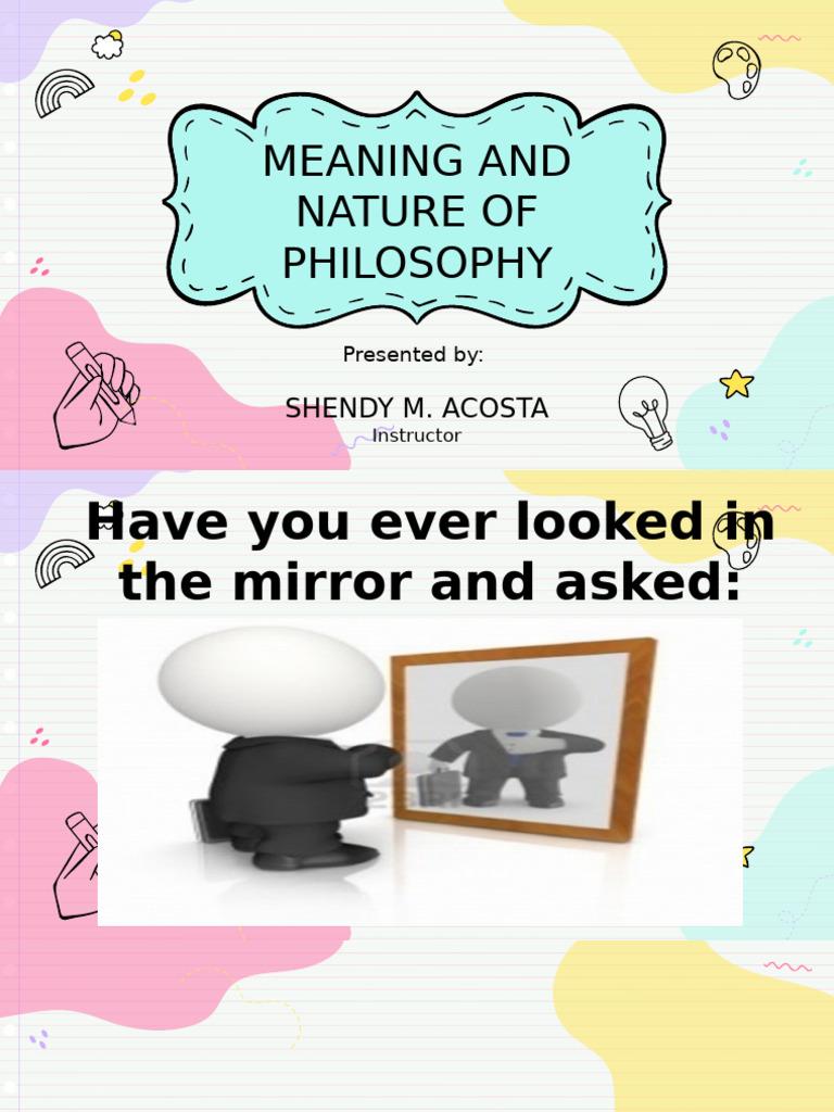 Introduction To Philosophy Lesson 1 Pdf