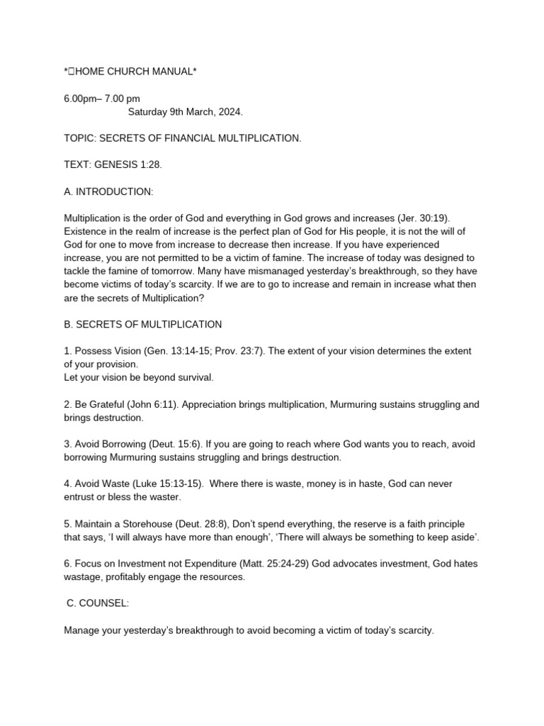 Homecell Manual | PDF