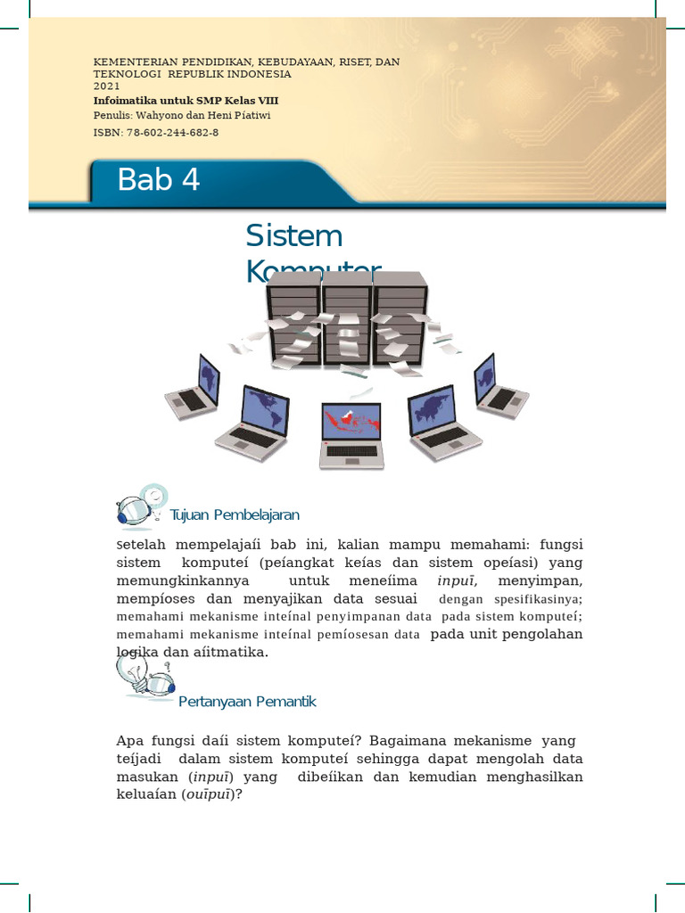 Bab 4 Sistem Komputer | PDF