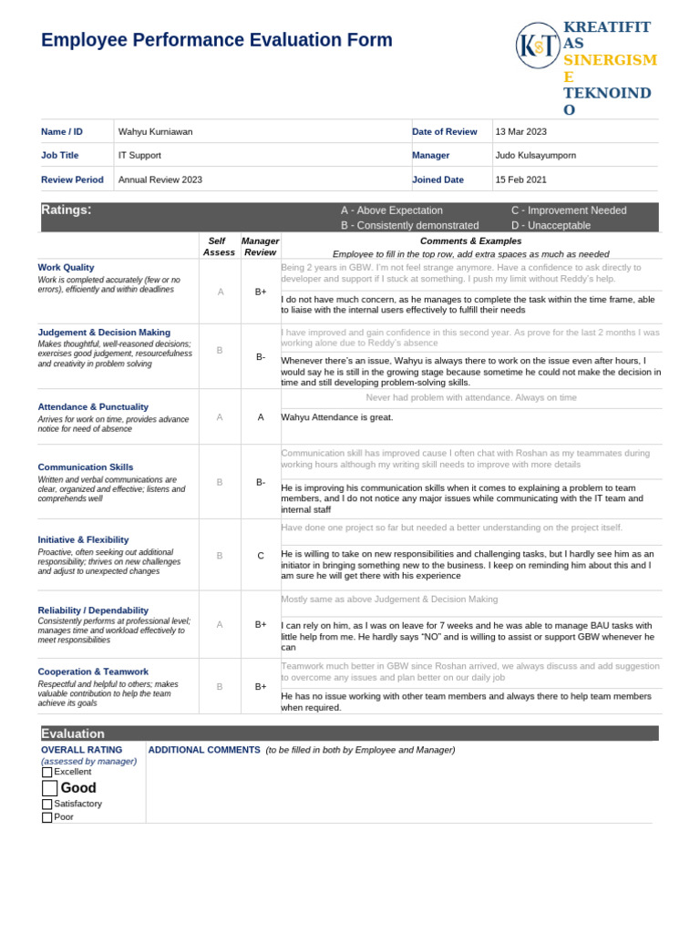 A401 - EPR - Form Wahyu2023 | PDF