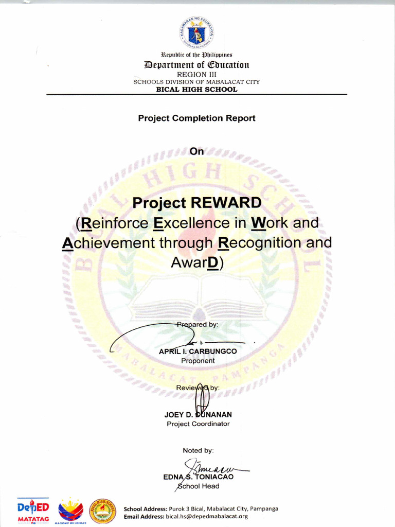 Project Reward | PDF