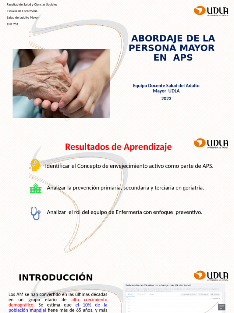 Abordaje de La Persona Mayor en Aps 2023 | PDF