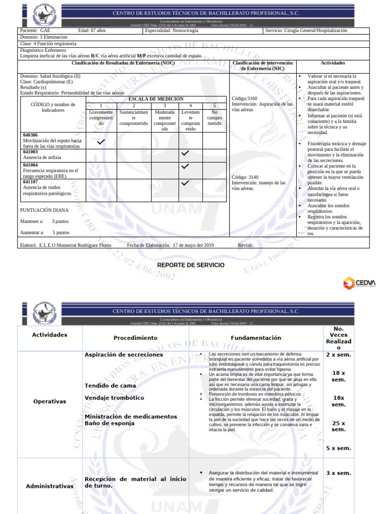 Fromato Place y Ac. Servicio | PDF