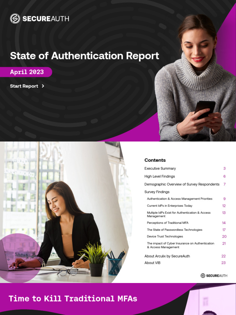 2023-State-Of-Authentication-Report - OnAuth | PDF