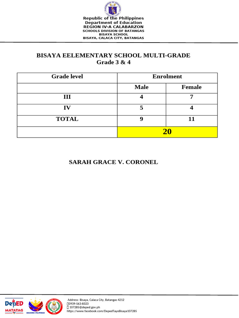 Bisaya Multi-Grade | PDF