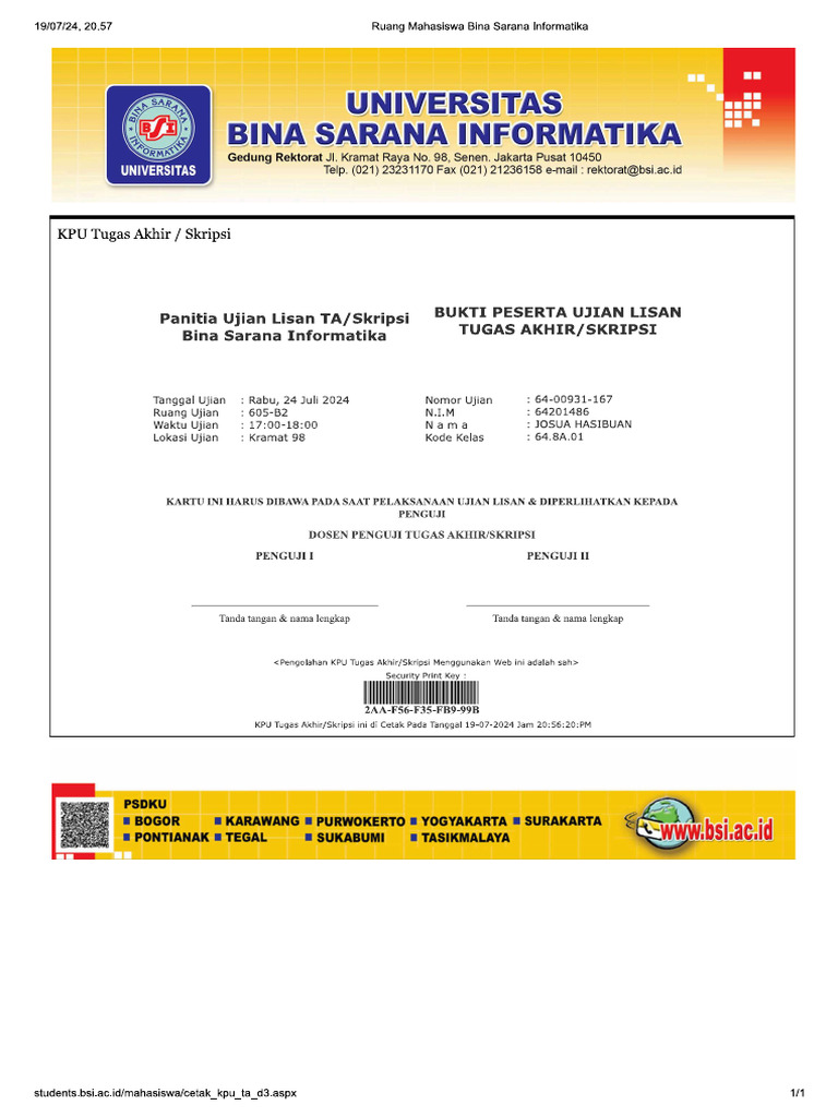 Surat Kpu Josua | PDF