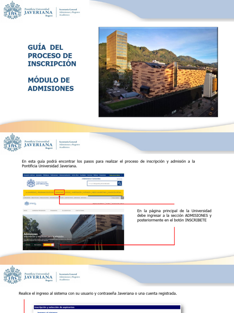 Como Inscribirse Pregrado | PDF