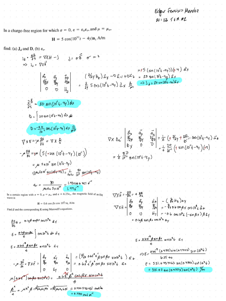UVG FF3012 Teo Elec 2 Tarea 2 2do 2024 | PDF