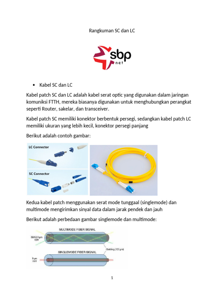 Rangkuman SC dan LC | PDF