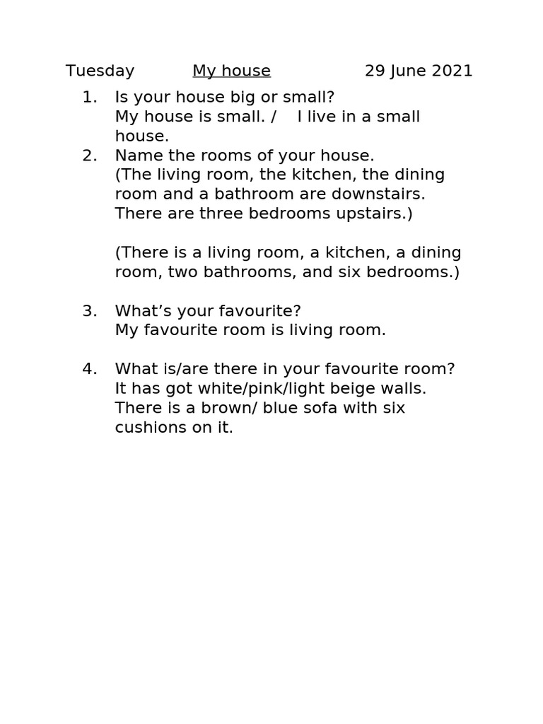 Writing My House | PDF