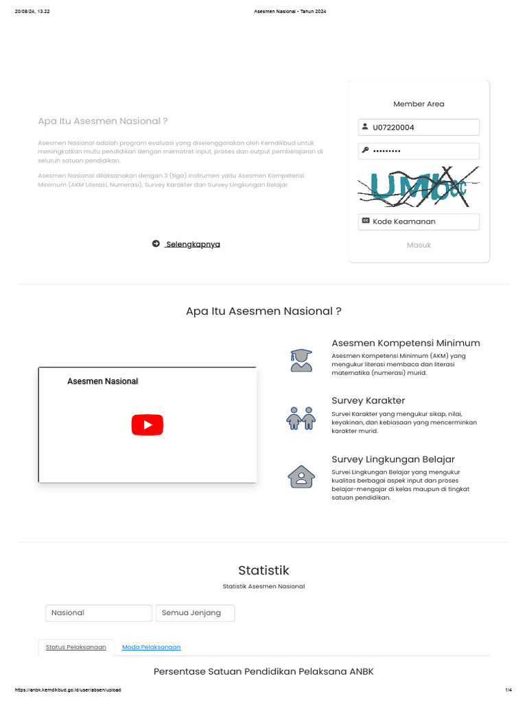 Asesmen Nasional - Tahun 2024 | PDF