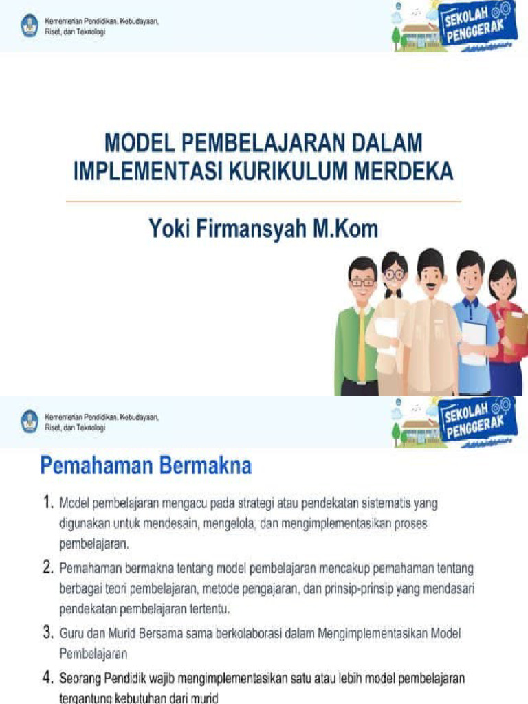 Model Pembelajaran | PDF