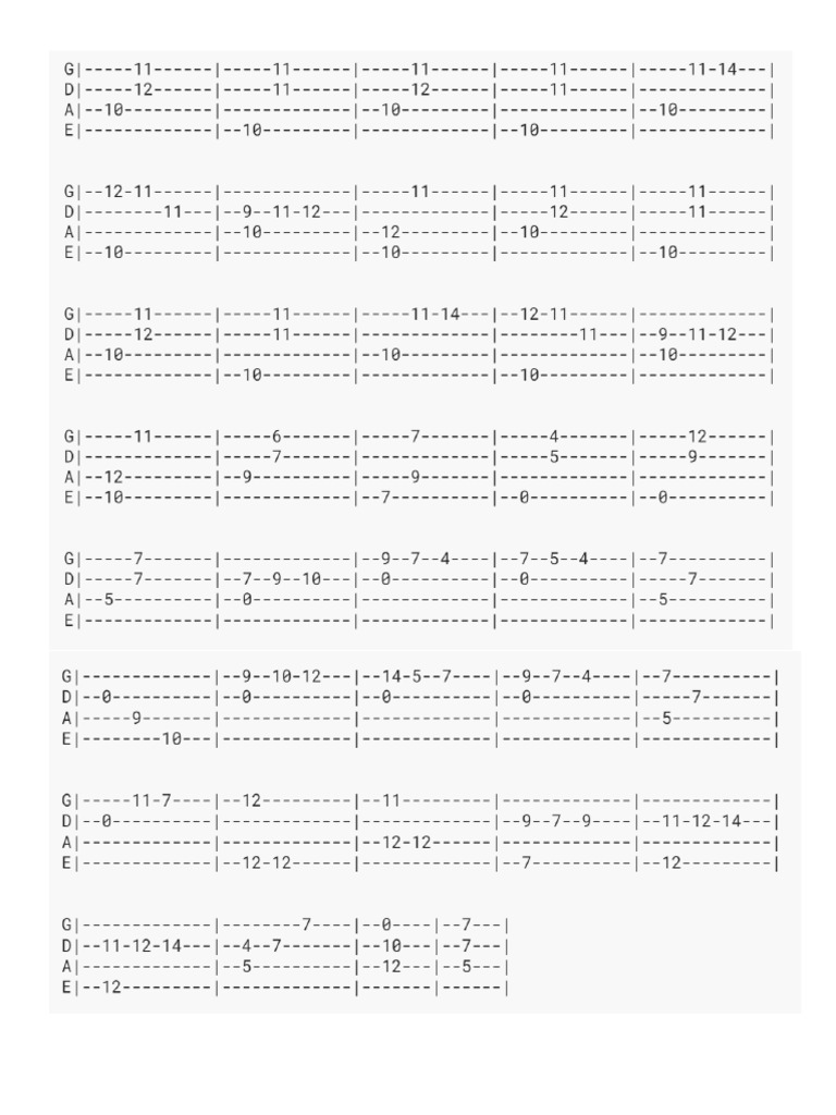 Gymnopedie n°1 Bajo | PDF