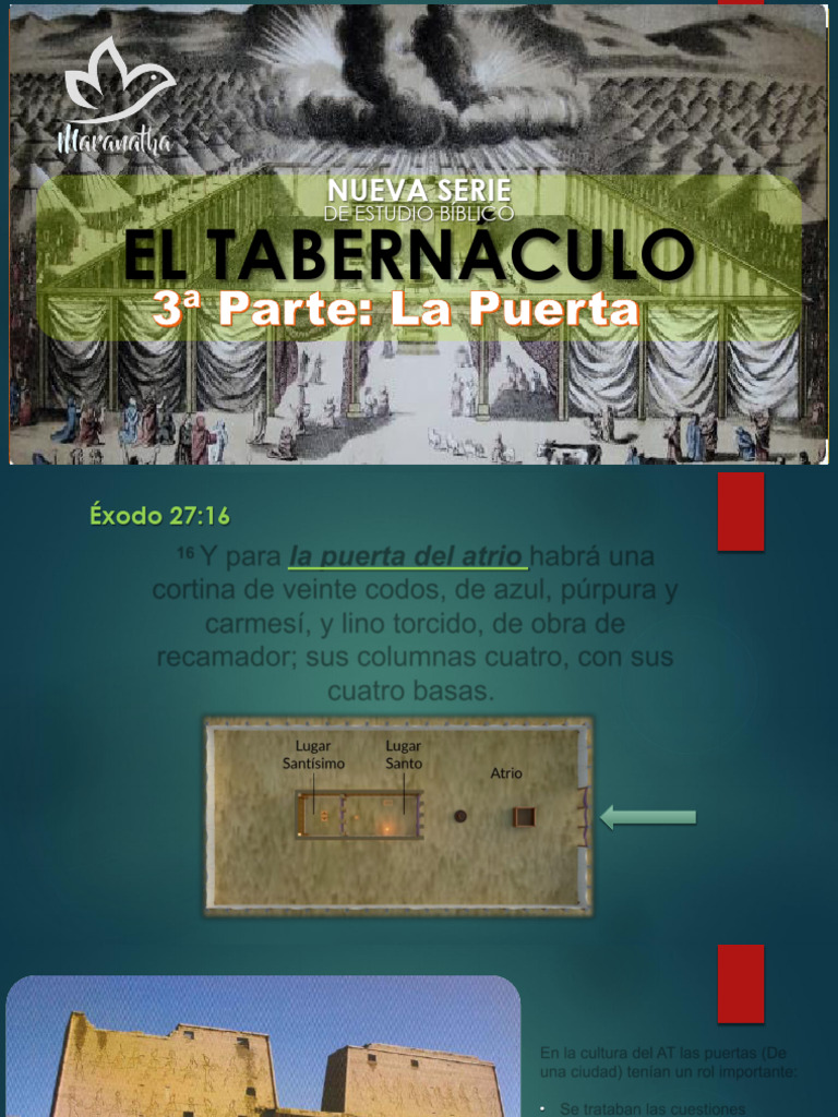 302 - EL TABERNÁCULO Parte 3 La Puerta 2023 | PDF