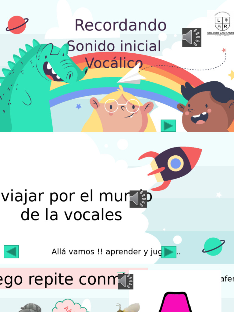 Aprender Vocales Jugando: Fonemas y Grafemas | PDF