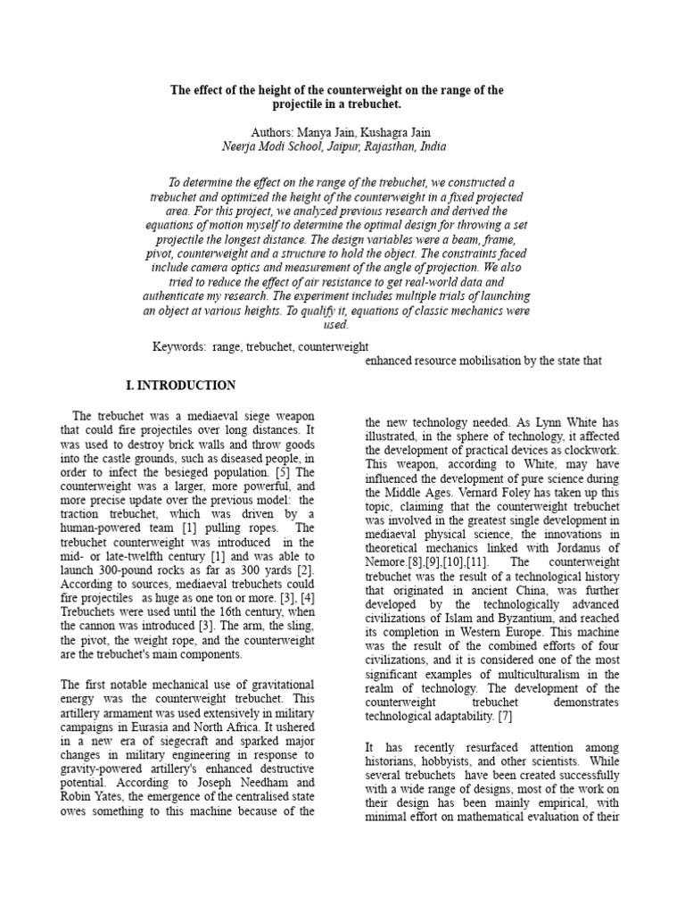 Physics Research Paper | PDF