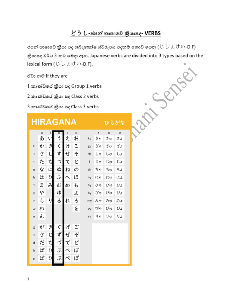 Bunpo-Day 6 | PDF