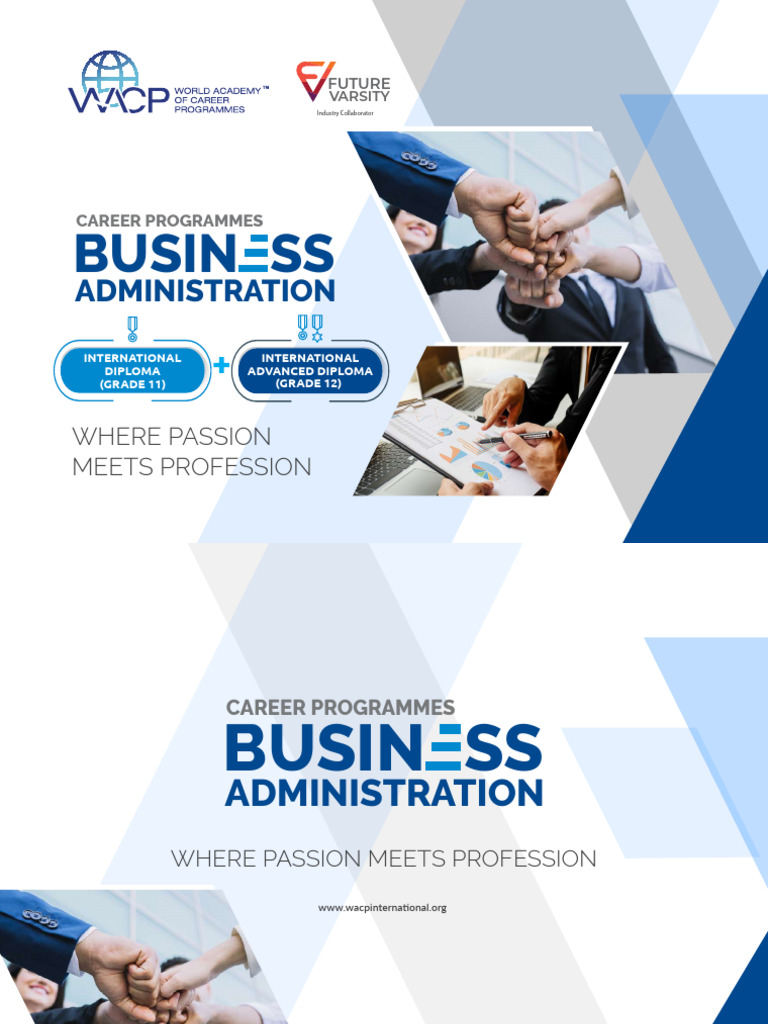 Business Administration Brochure | PDF