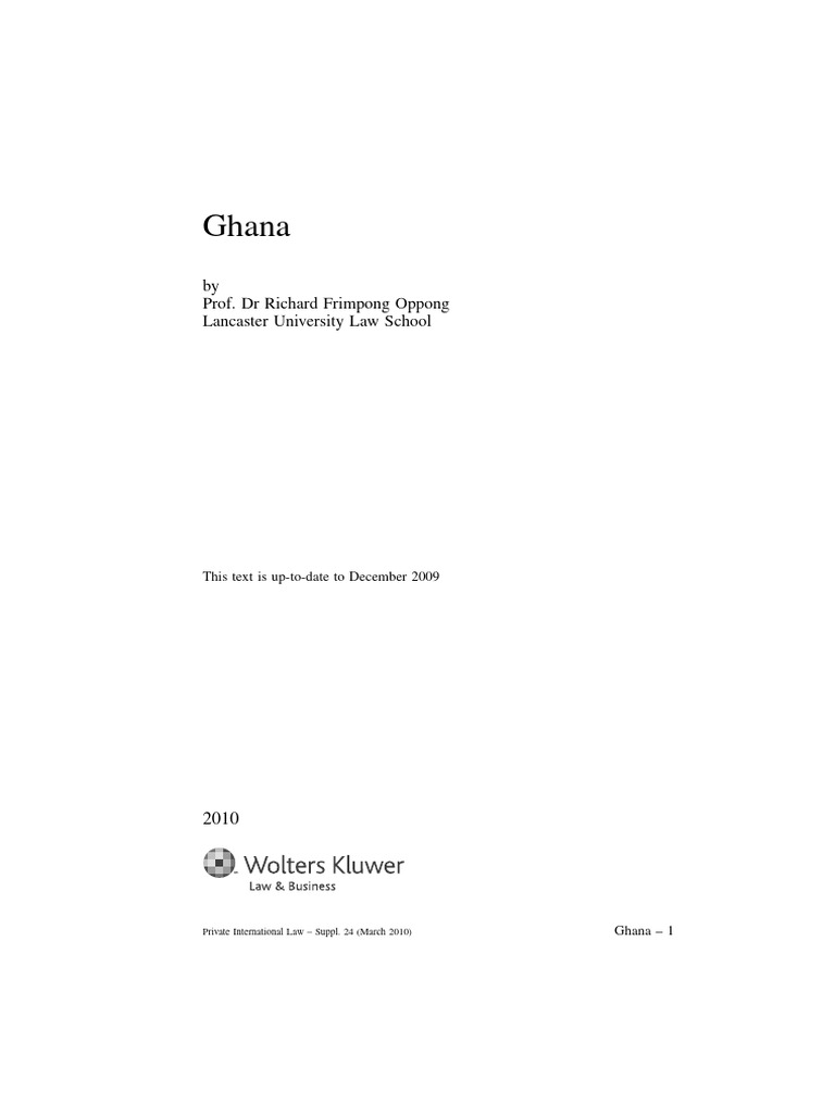 Private Int Law | PDF