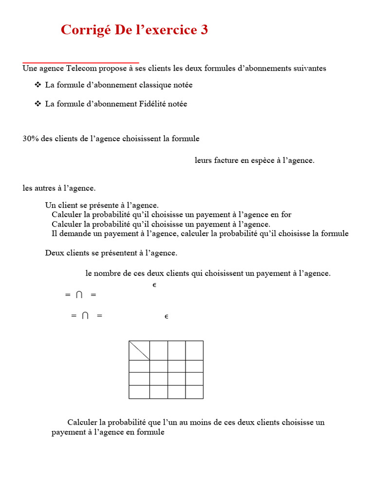 CNAEM - MATH - 2012 - Corrig - Exercice 3 | PDF