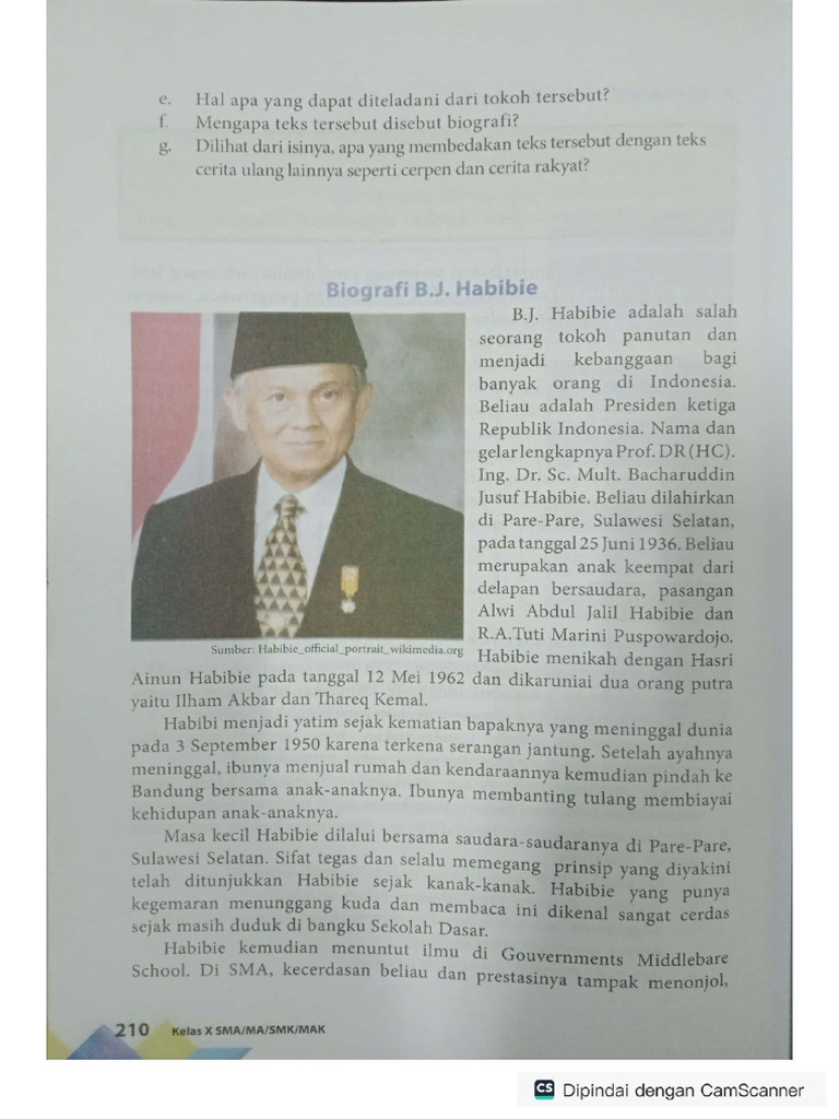 Teks Biografi Tokoh | PDF