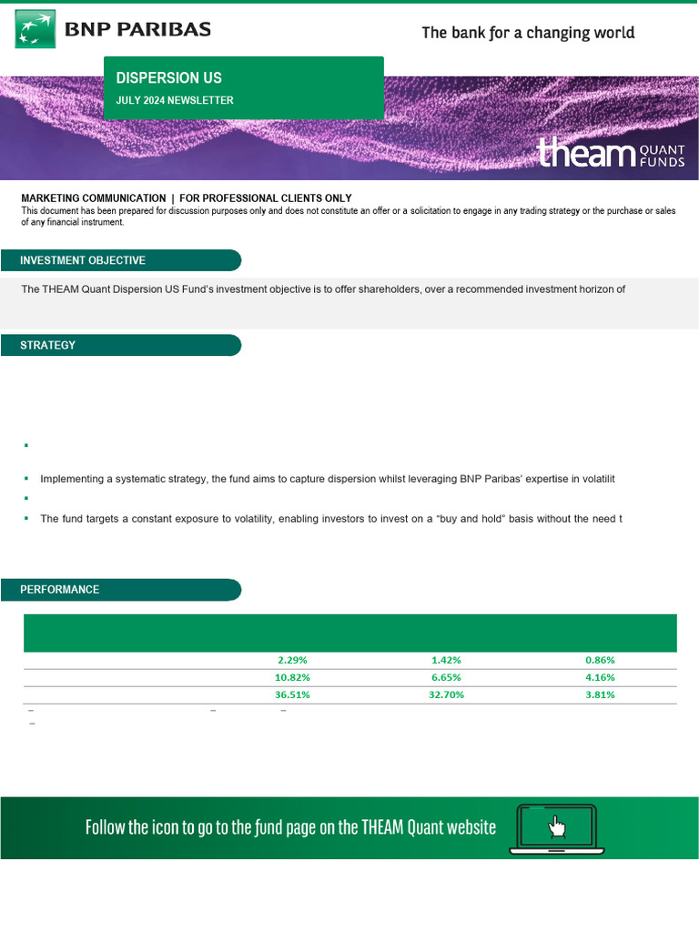 Theam+Quant+ +Dispersion+US+ +Monthly+Report | PDF | Diversification ...