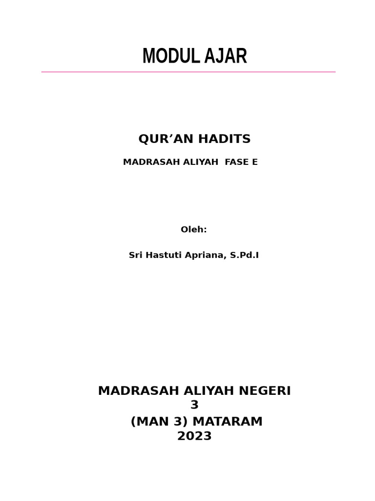 MODUL | PDF