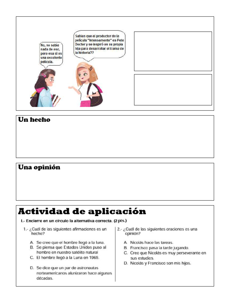 S2-Hechos y Opiniones-2do | PDF