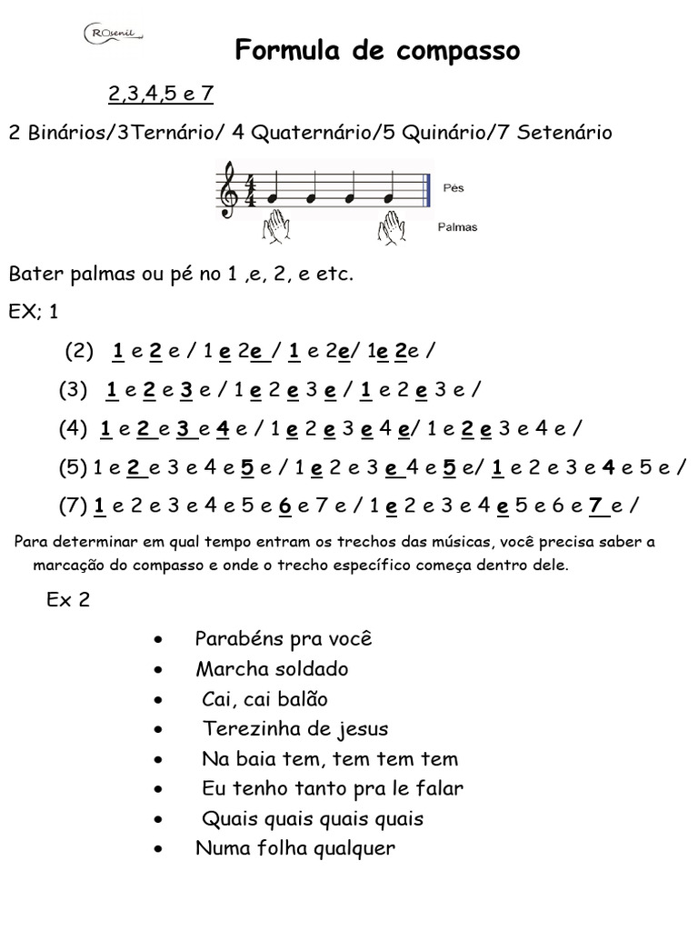 Formula de Compasso | PDF